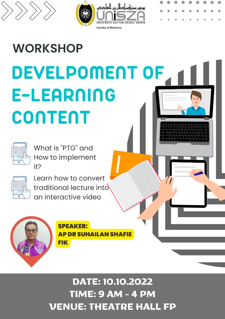 Invited Speaker and Workshop: eLearning Development